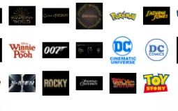 Favourite Entertainment Media Franchises Tier List Maker - TierLists.com